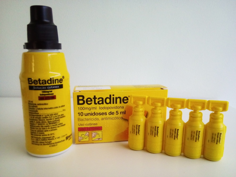 Betadine - Solução cutânea - Farmácia Fátima Marques